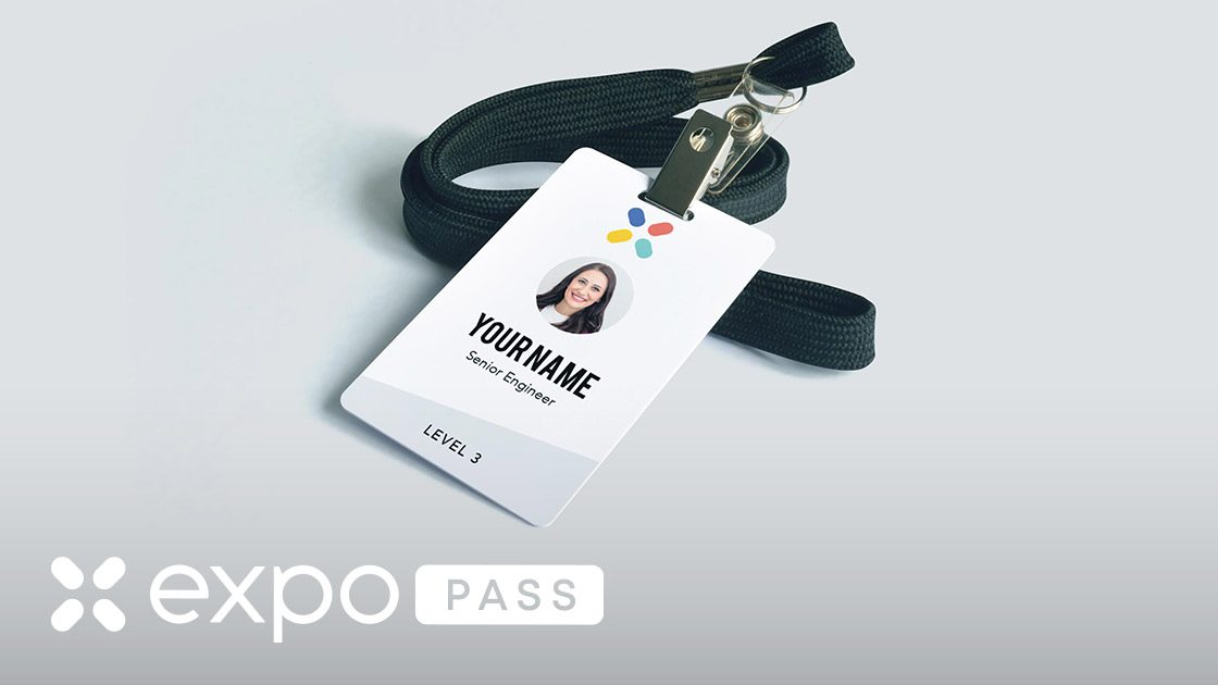 Printed Corporate ID Badges - Expo Pass